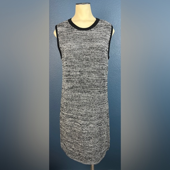 Melrose and Market | Dresses | Melrose And Market Knit Dress Black Gray ...